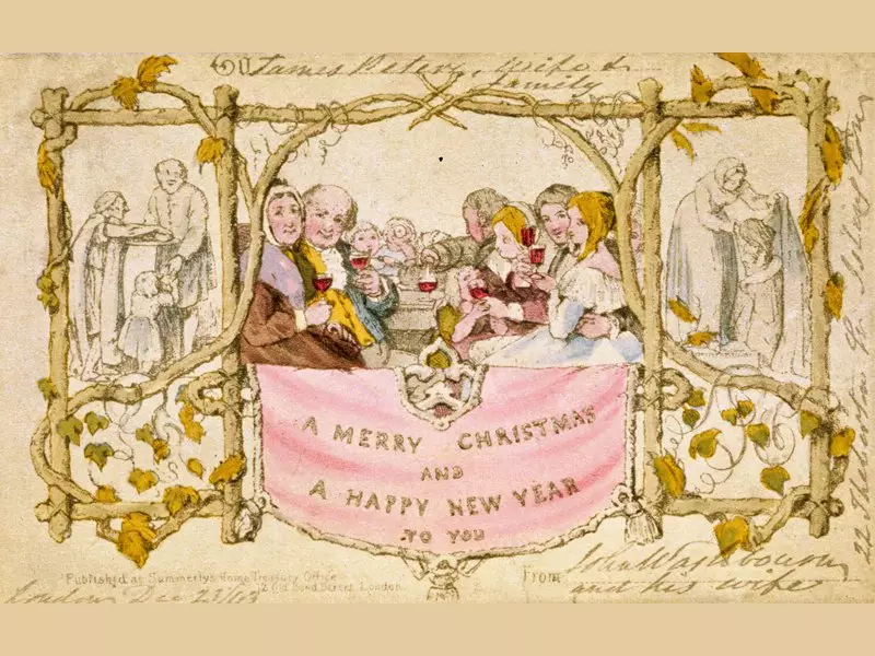 Prva komercijalno tiskana božićna čestitka skandalizirala je viktorijansku Englesku