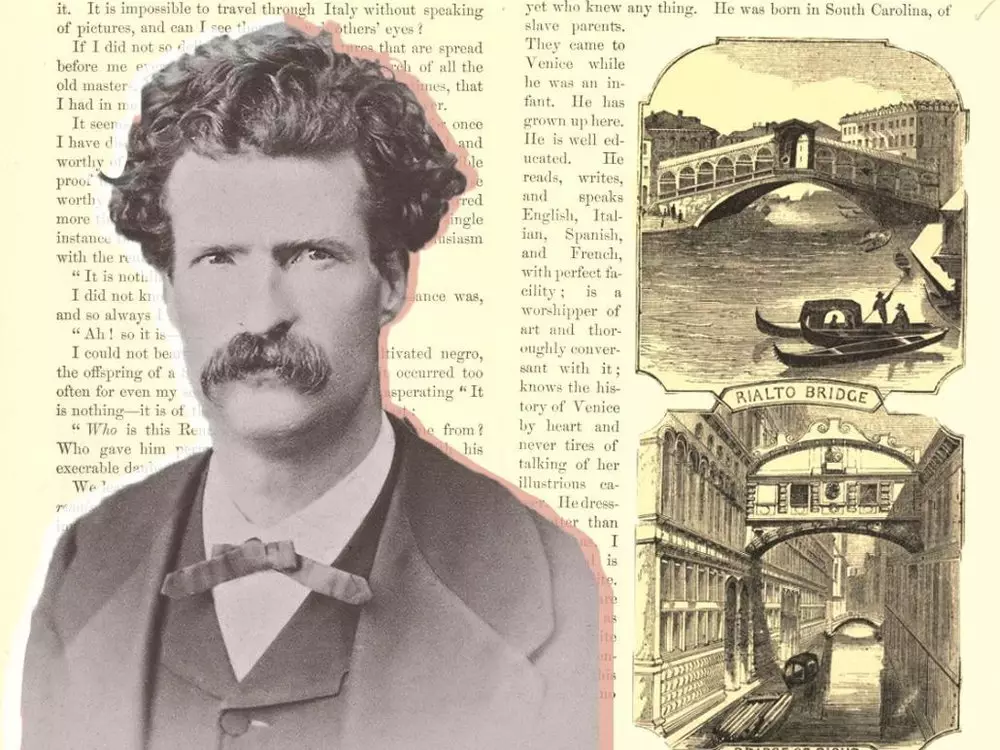 Pemandu Wisata Museum Sing Mbentuk Pandangan Mark Twain babagan Lomba