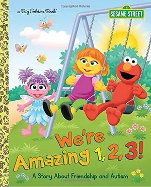 Náhled miniatury pro „Jsme úžasní 1,2,3! Příběh o přátelství a autismu (Sesame Street) (Velká zlatá kniha)