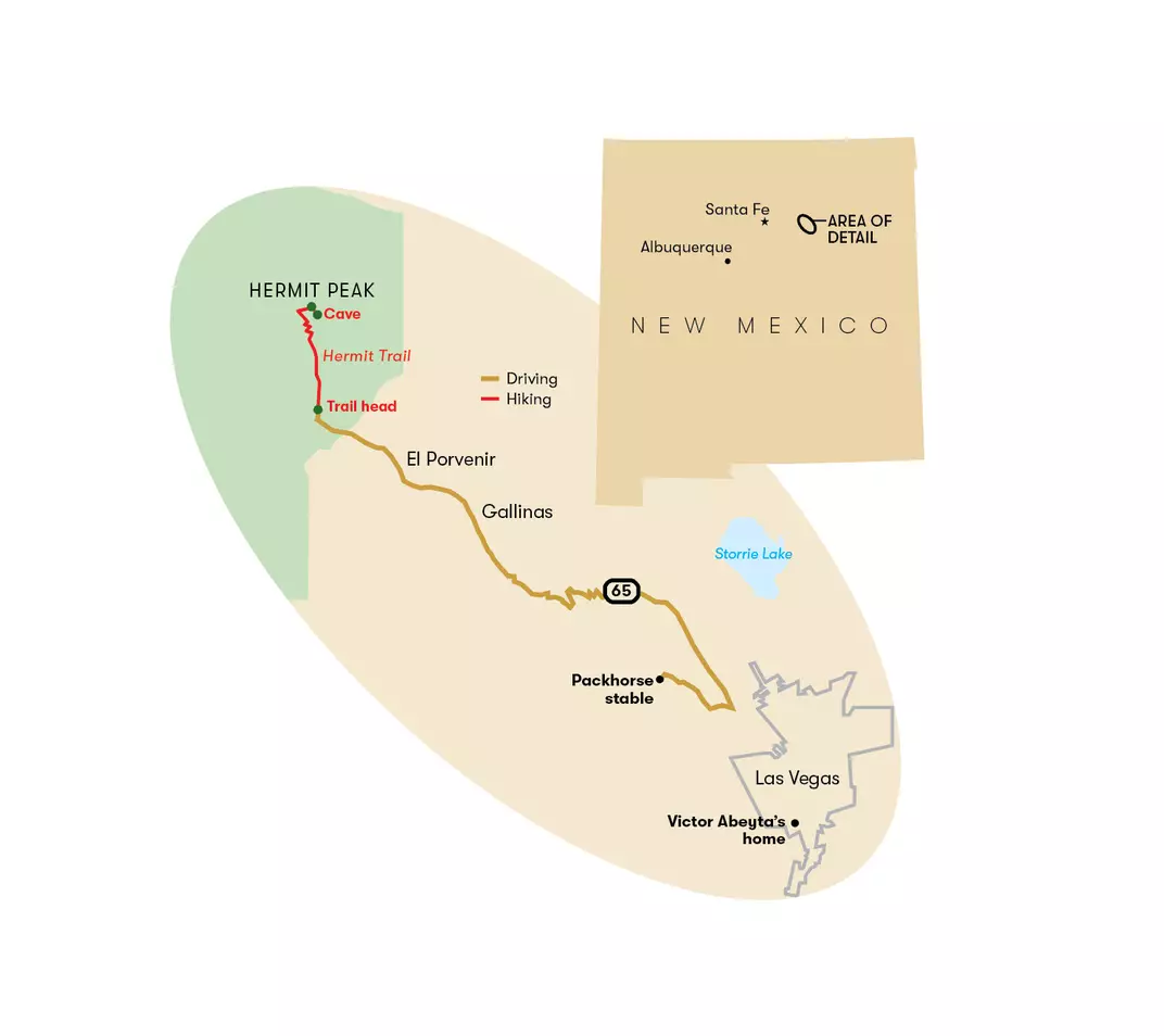 Karte von New Mexico