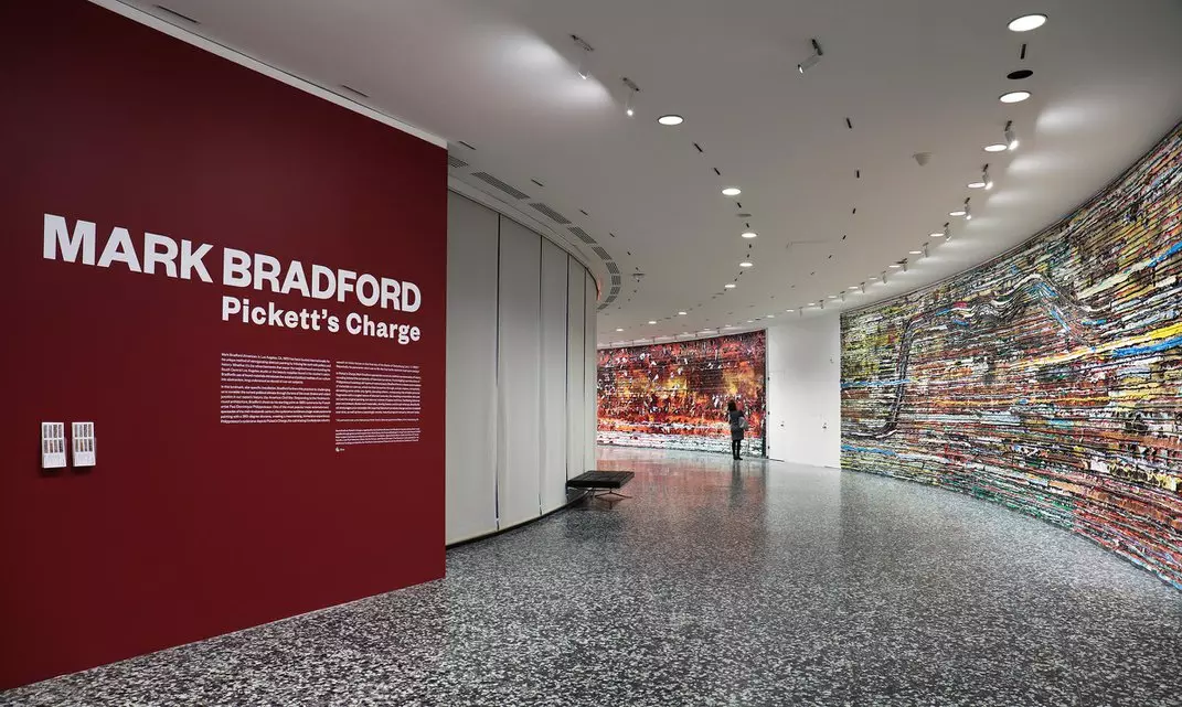Ogrebotina slika Marka Bradforda na površini sukobljene Amerike