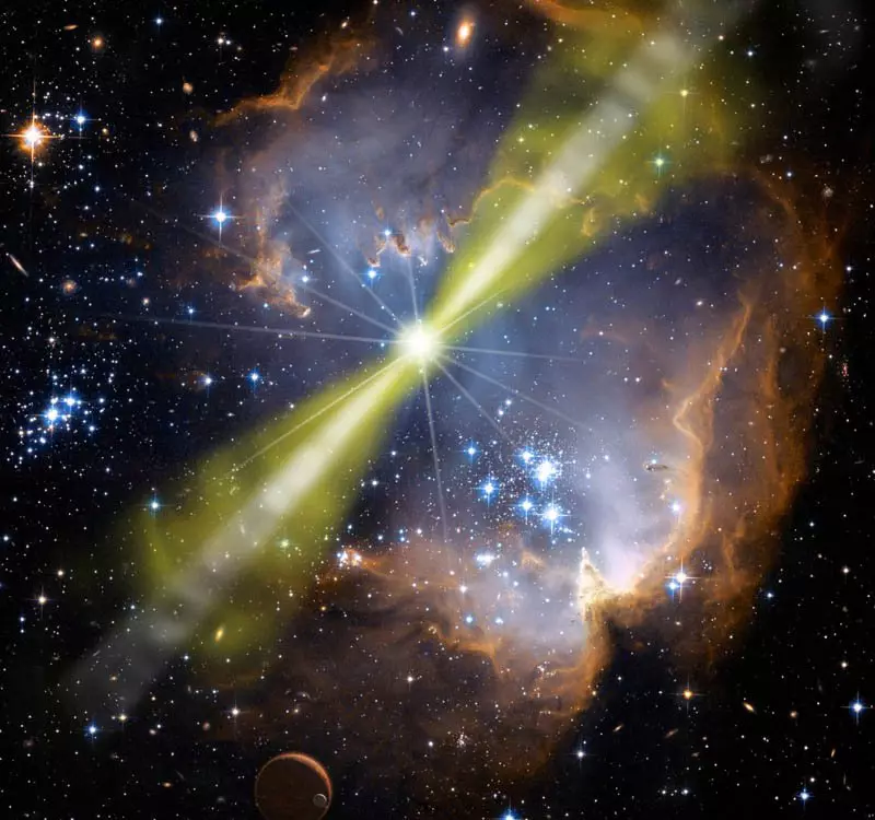 Des astronomes détectent des rafales de rayons gamma record provenant d'une explosion colossale dans l'espace