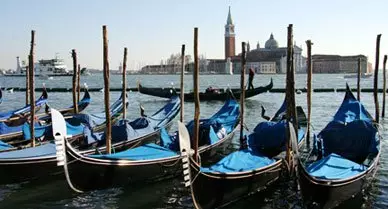 Venecija Italija Gondole