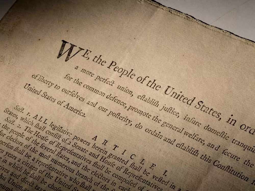 Shtypja e parë e rrallë e Kushtetutës së SHBA është teksti më i shtrenjtë i shitur ndonjëherë në ankand