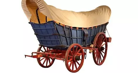 Conestoga Wagon, kedysi kráľ ciest, dokázal odviezť až päť ton nákladu.