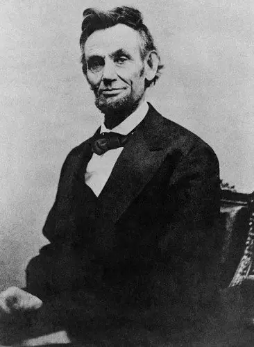 Abraham Lincoln el 1865