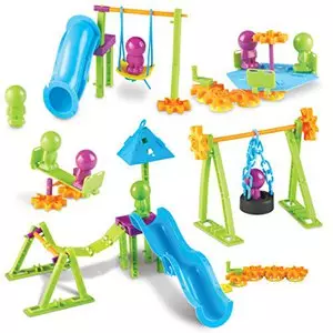 I-preview ang thumbnail para sa 'Learning Resources Playground Engineering & Design STEM Set, 104 Pieces, Ages 5+