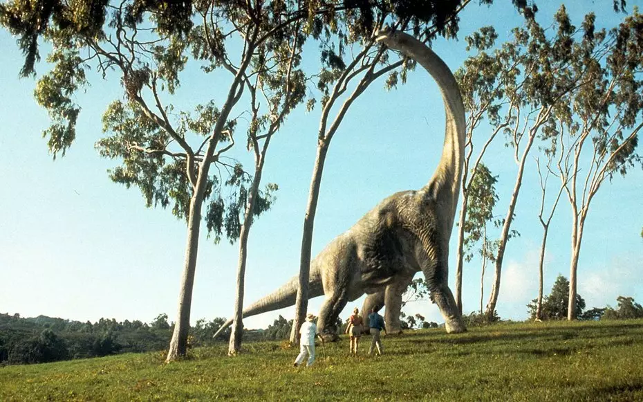 Posachedwapa Mutha Kuyendayenda Ndi Ma Dinosaurs Pa Malo Owona (Animatronic) Jurassic Park