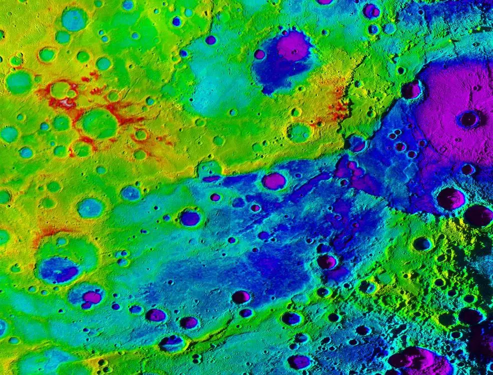 "Great Valley" Mercury anu nembe kapendak, ngajantenkeun Grand Canyon Bumi janten éra