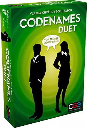Pratinjau thumbnail untuk 'Codenames Game Ceko: Duet - Game Pengurangan Kata Dua Pemain