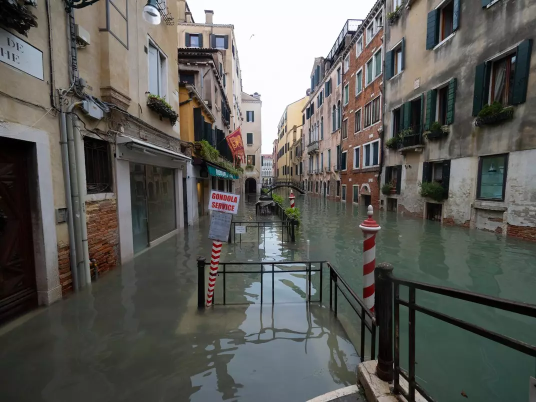 Záplavový kanál v Benátkách
