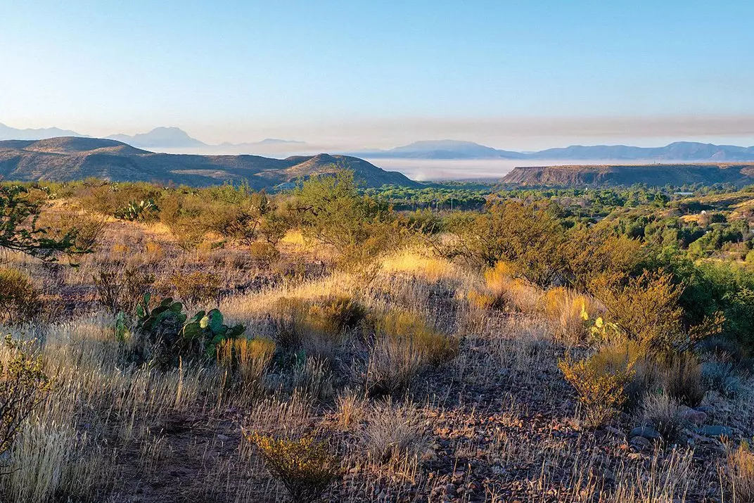 Pohled z rezervace San Carlos Apache