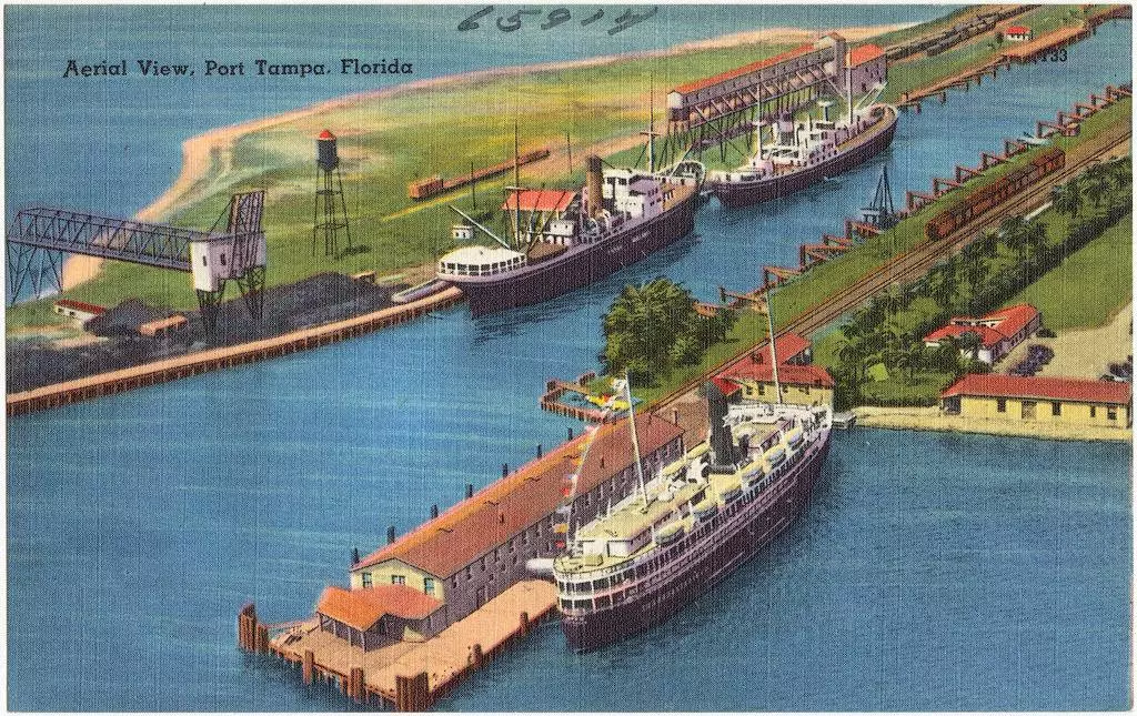 Poskad Port Tampa