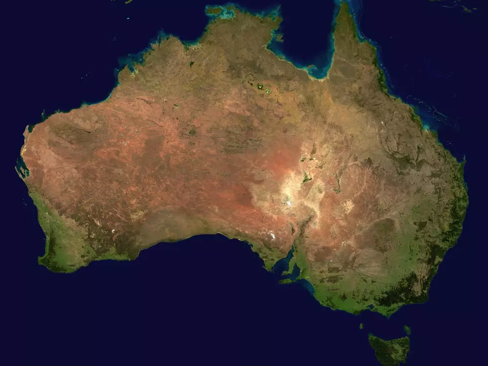 澳大利亚随着季节移动毫米