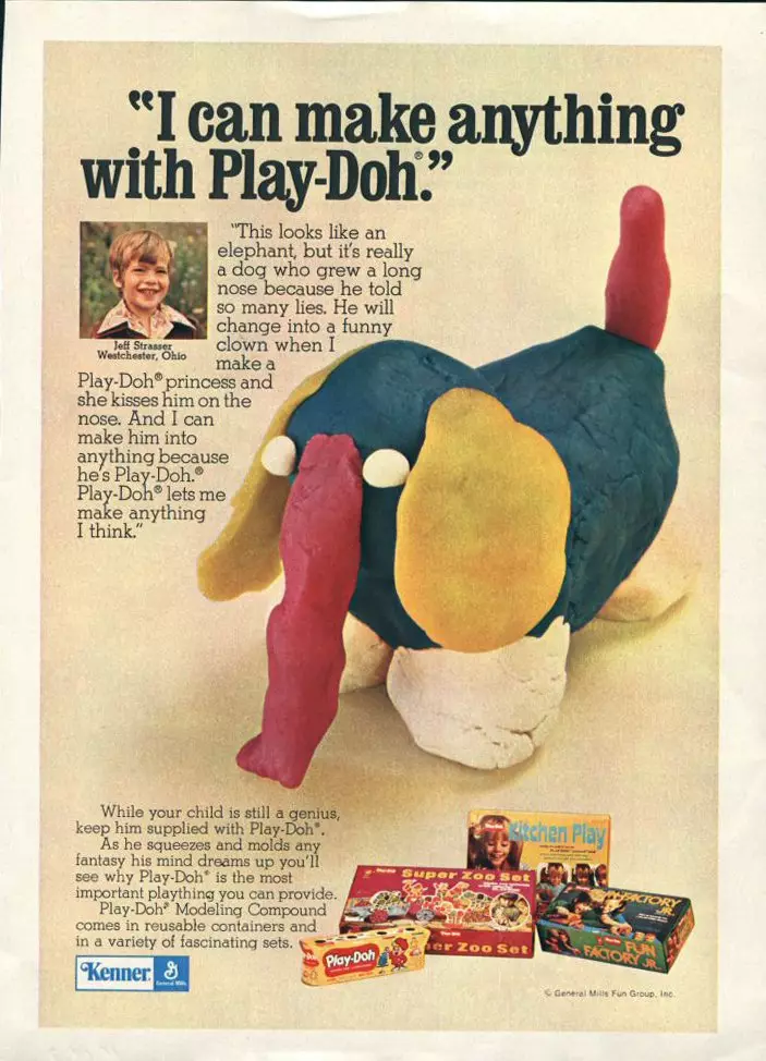 Ny famoronana tsy nahy ny Play-Doh