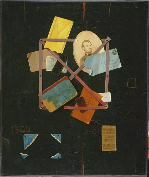 „Old Time Card Rack“, John Frederick Peto, 1900 m
