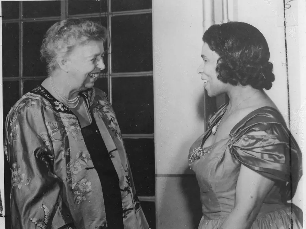 Eleanor Roosevelt en Marian Anderson in Japan