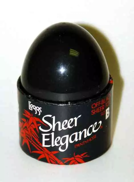 Embalaxe de pantys L'eggs, 1970
