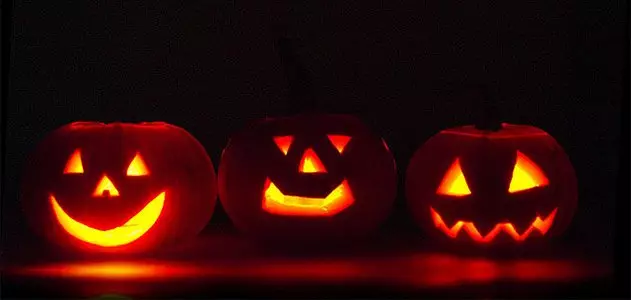 Jack o'lanterns, carabasses, Halloween