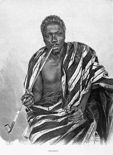 Béhanzin, síðasti konungur sjálfstæðs Dahomey.
