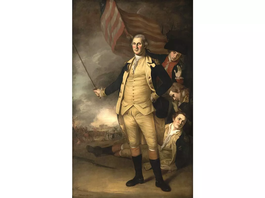 George Washington na batalla de Princeton