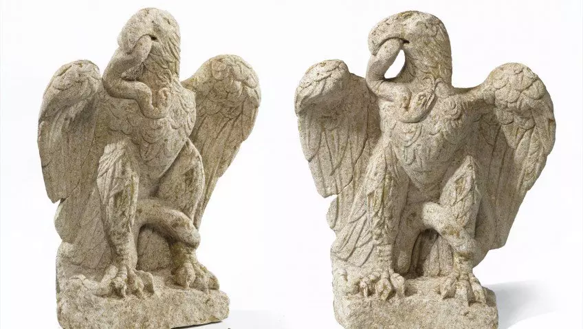 Tato socha orla je jedním z největších římsko-britských uměleckých děl, která kdy byla objevena