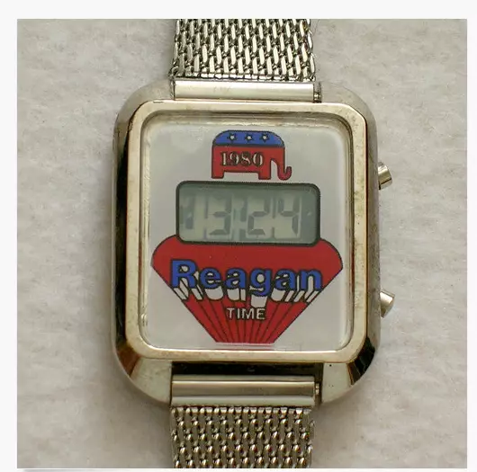 1980 Präsident Ronald Reagan Armbanduhr