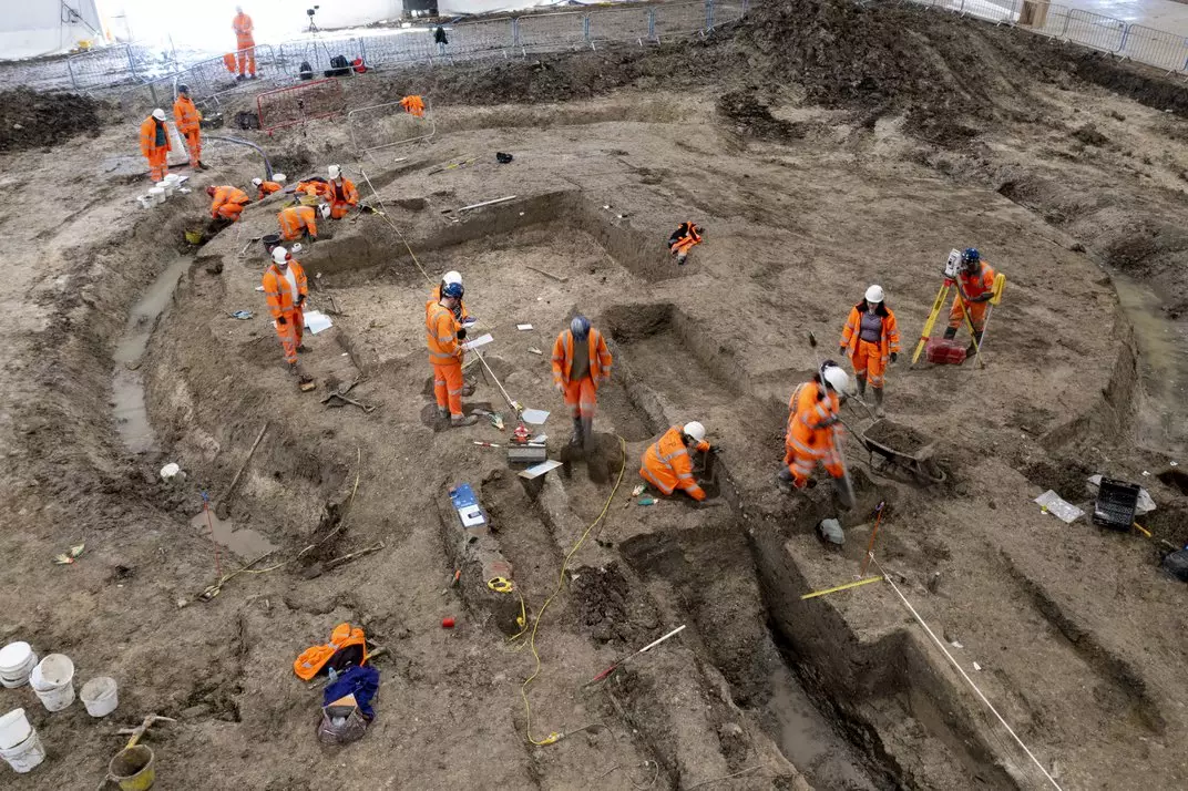 HS2 Archeologen aan het werk