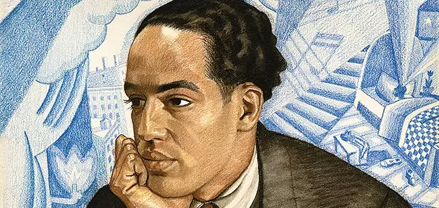 Langston Hughes egyike azon sok költőnek, aki a National Portré Gallery-ben szerepel