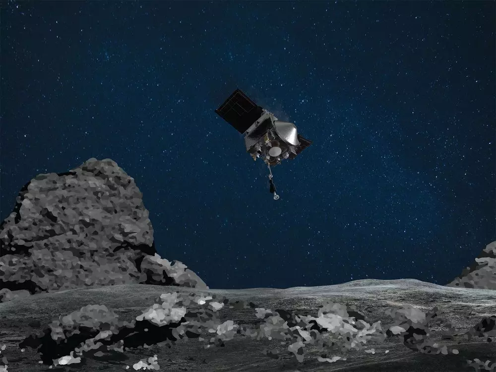 NASA ilkinji asteroid nusgasyny aldy