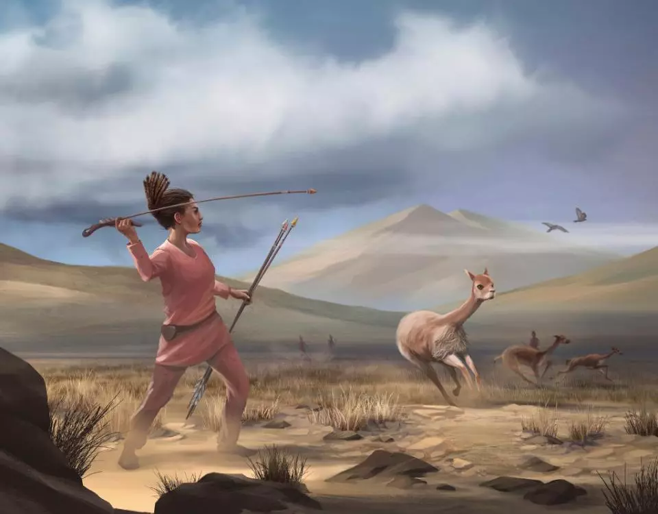 Esta mulher peruana pré-histórica era uma caçadora de grandes caças