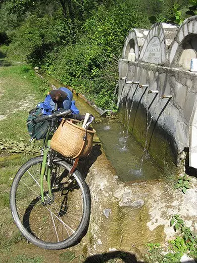 Spring-fed fountains are refreshing rest spots in the Bulgarian countryside.