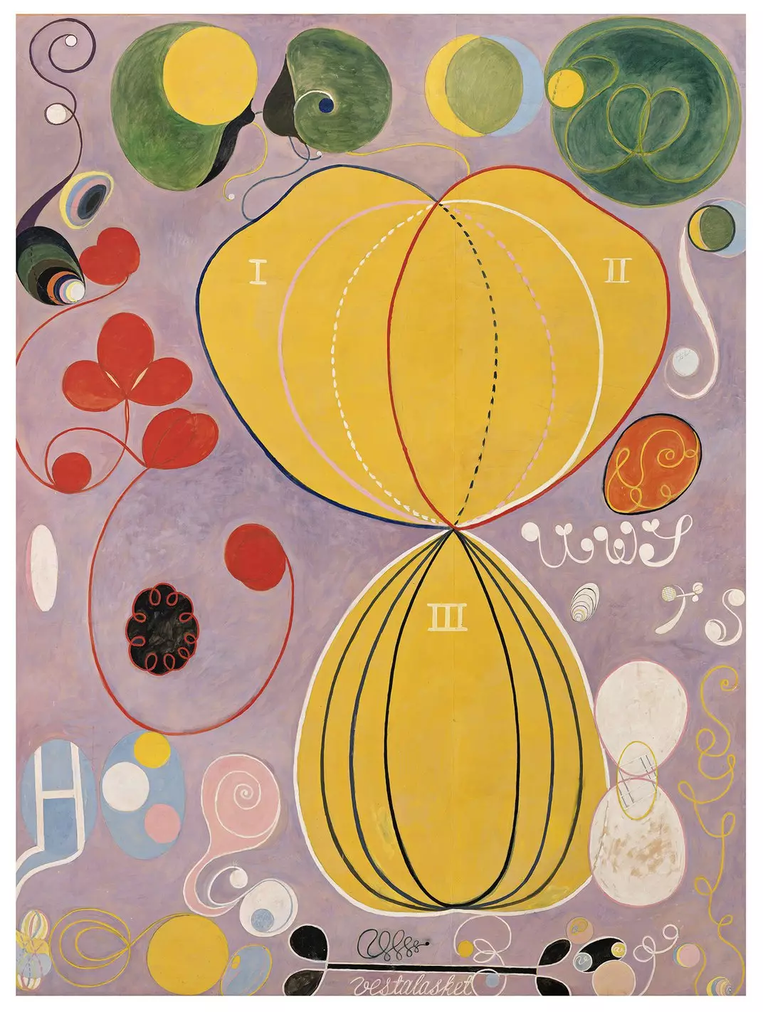 Hilma af Klint, Desať najväčších č. 7 – dospelosť, 1907