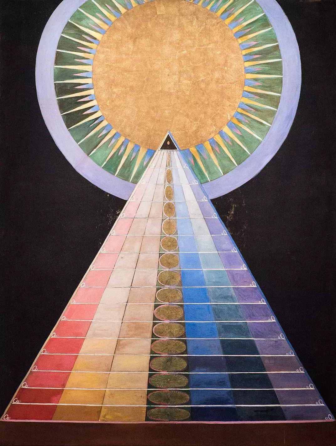 Hilma af Klint, Skupina X, Oltářní obrazy, č. 1, 1915