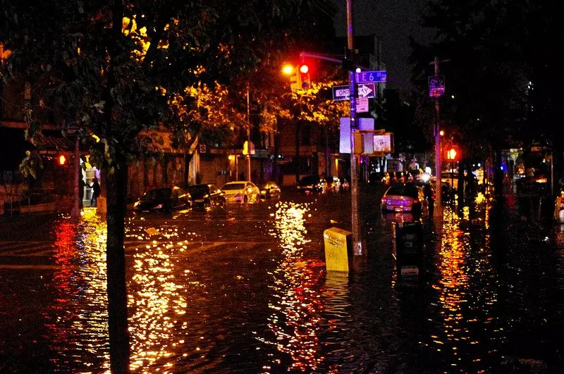 Overstromingen in Manhattan