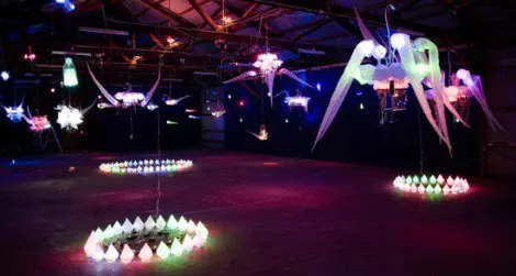 “The Bright Beneath” gan Shih Chieh Huang yn yr Amgueddfa Hanes Natur