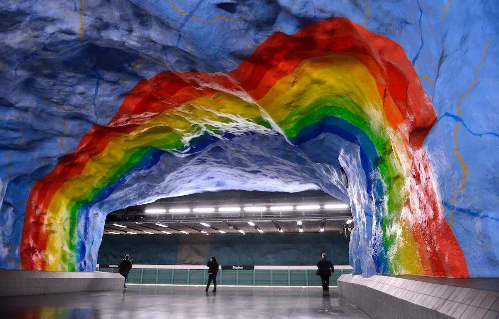 Stasyonên Metro, Swêd