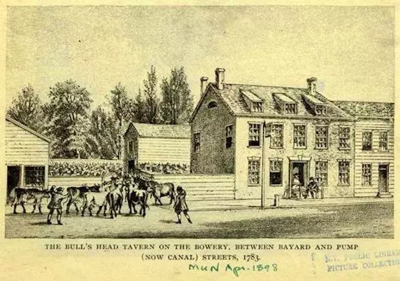 Hotelbauer in New York haben vielleicht gerade die Bull’s Head Tavern aus der Kolonialzeit entdeckt