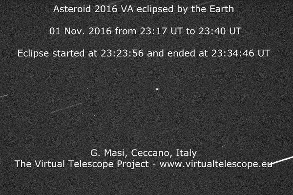 Vao avy nijery asterôida tamin'ny aloky ny tany ny astronoma