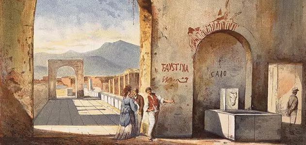 Az írás olvasása Pompeii falain