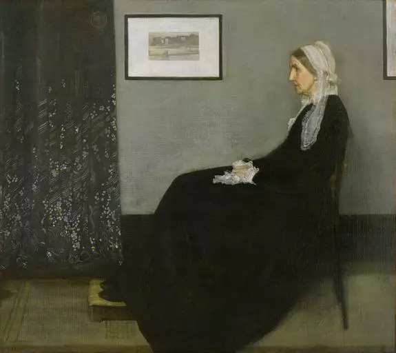 Whistleri ema (Arrangement in Grey and Black Nr.1), 1871, James McNeill Whistler.