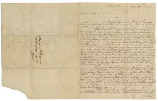 จดหมายจากจอร์จ วอชิงตัน