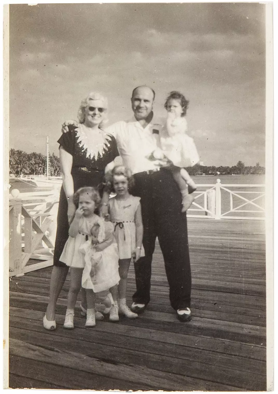 Det sidste kendte fotografi taget af Capone før hans død i januar 1947