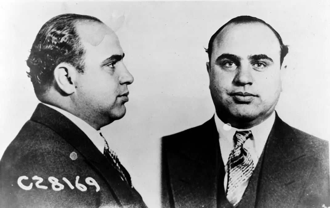 Capones mugshot fra 1931