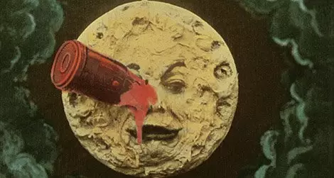 Uvećanje okvira iz Le Voyage Dans La Lune/Put na Mjesec
