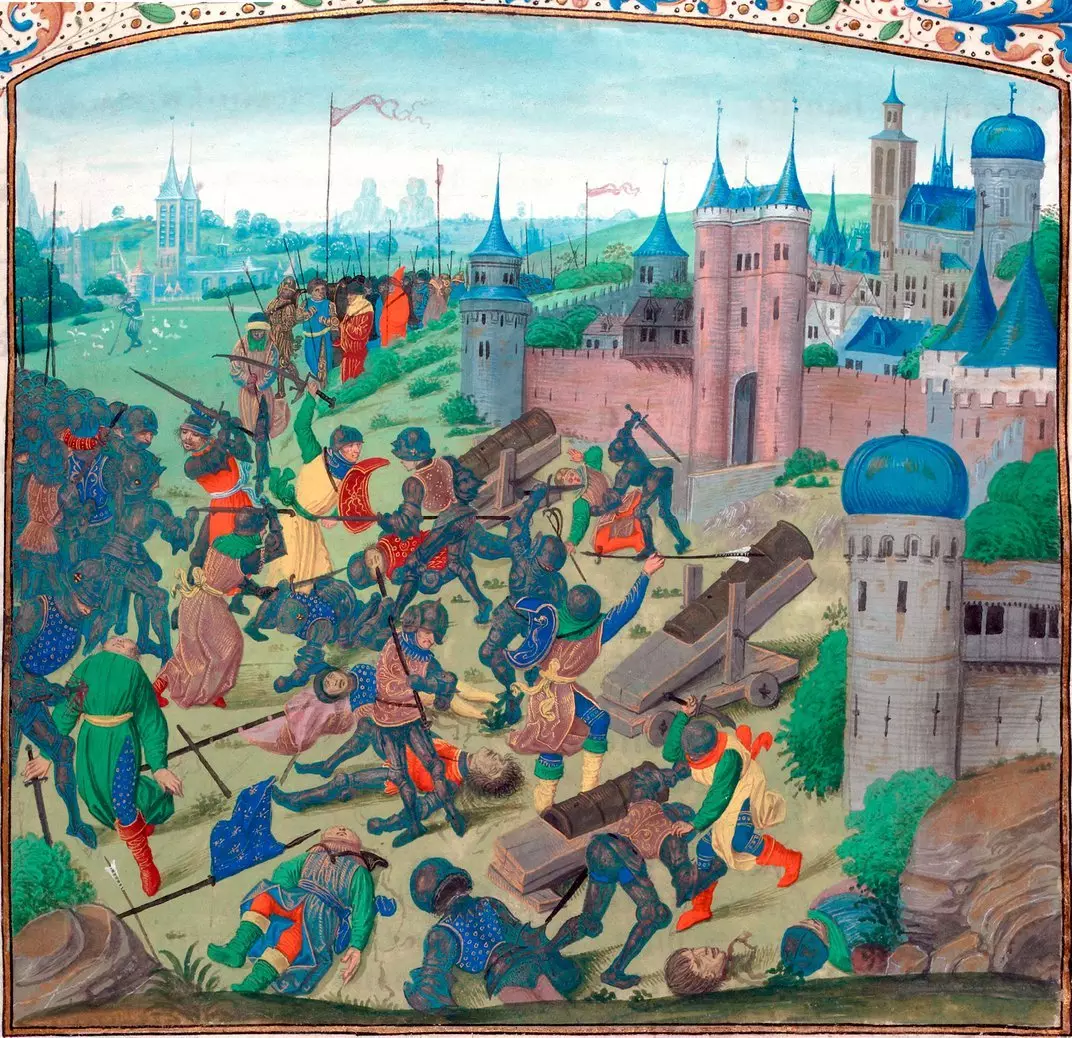 Carrouges wuxuu ku dhintay Battle of Nicopol 1396