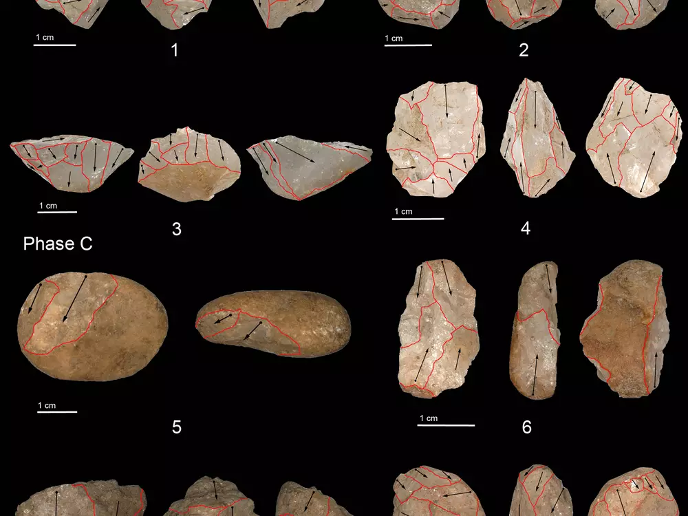 小石器展示了 45,000 年前人類在熱帶雨林中被獵殺