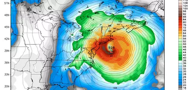 Atogrąžų audra Sandy gali atnešti ekstremalių orų rytinėje pakrantėje Helovinui