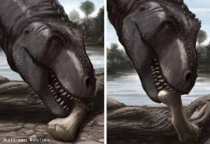 Тарбозавр: Жырткыч жана назик тиштеген таштандычы