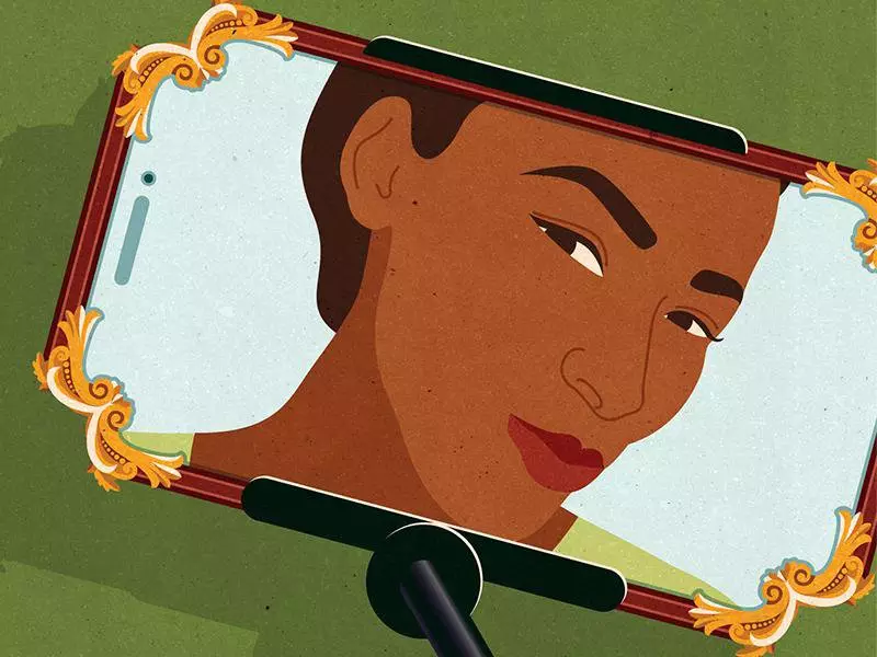 A mania de selfie original era o espelho